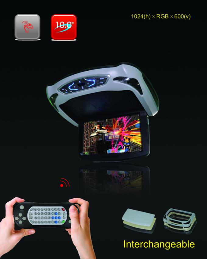 10.2" Wireless HDMI Car Roof DVD Player Full Function Remote Control