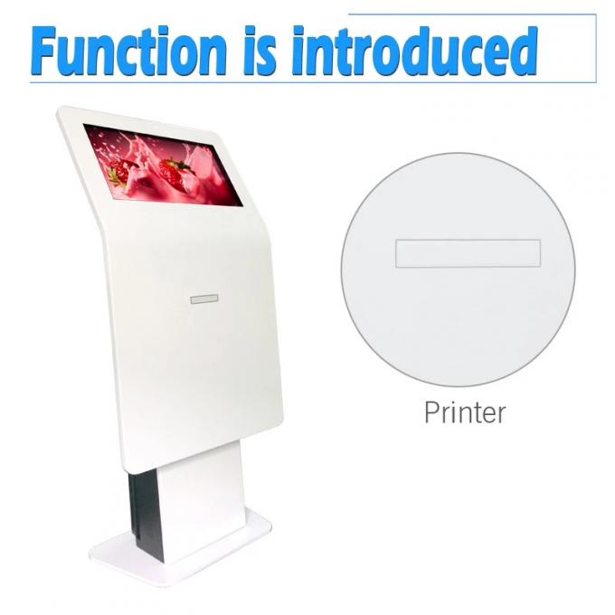 22" Self Service Mini Computer Kiosk Stand Touch Screen With Thermal ...