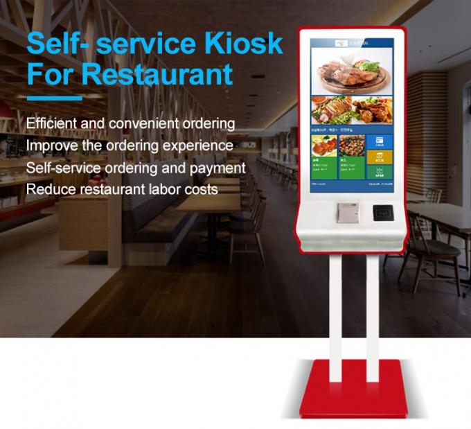 32 " Scan QR Code Self Service Kiosk Machine Resolution 1920 * 1080 ...