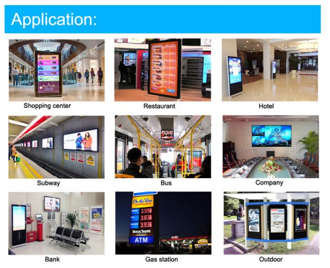 PC Interactive Touch Outdoor Digital Advertising Screens Retail Store ...