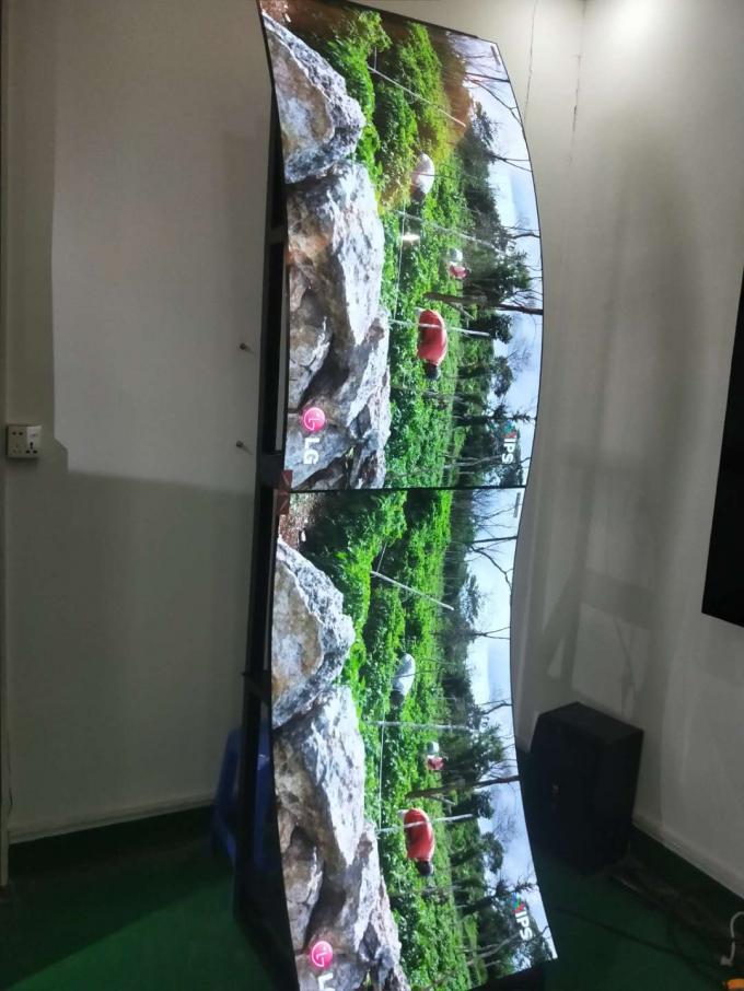55 65 75 Inch Commercial Display OLED Video Wall Curved Flexible Screen