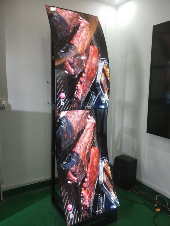 55 65 75 Inch Commercial Display OLED Video Wall Curved Flexible Screen