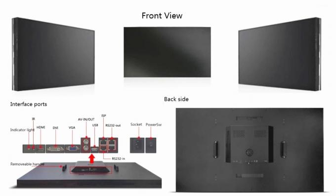 4k solution Rack / Wall Mounted Zero Bezel Video Wall 49 55 Inch ...