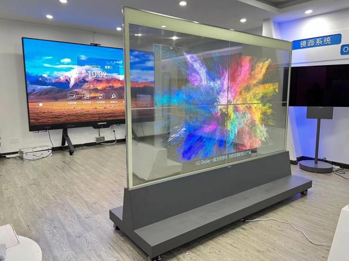 55 65 75 Inch Commercial Display OLED Video Wall Curved Flexible Screen