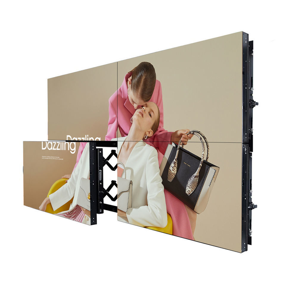 Splicing Screen 3x3 LCD Video Wall For Advertising Super Narrow Bezel