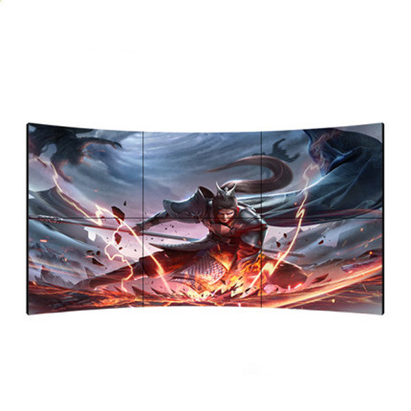 46 “ Curved Video Wall Displays For Conference Room / Surveillance Center