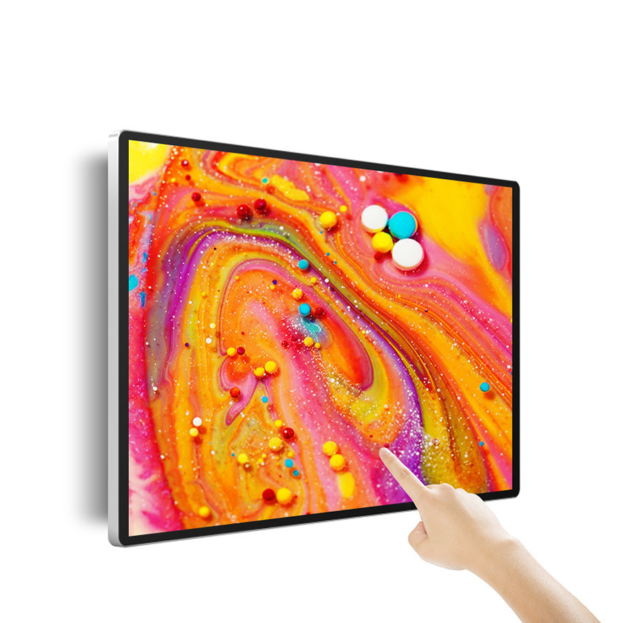 Media Player touch screen 3.6GHz CPU 300cd/m2 Wall Mounted 32 Inch RK3368